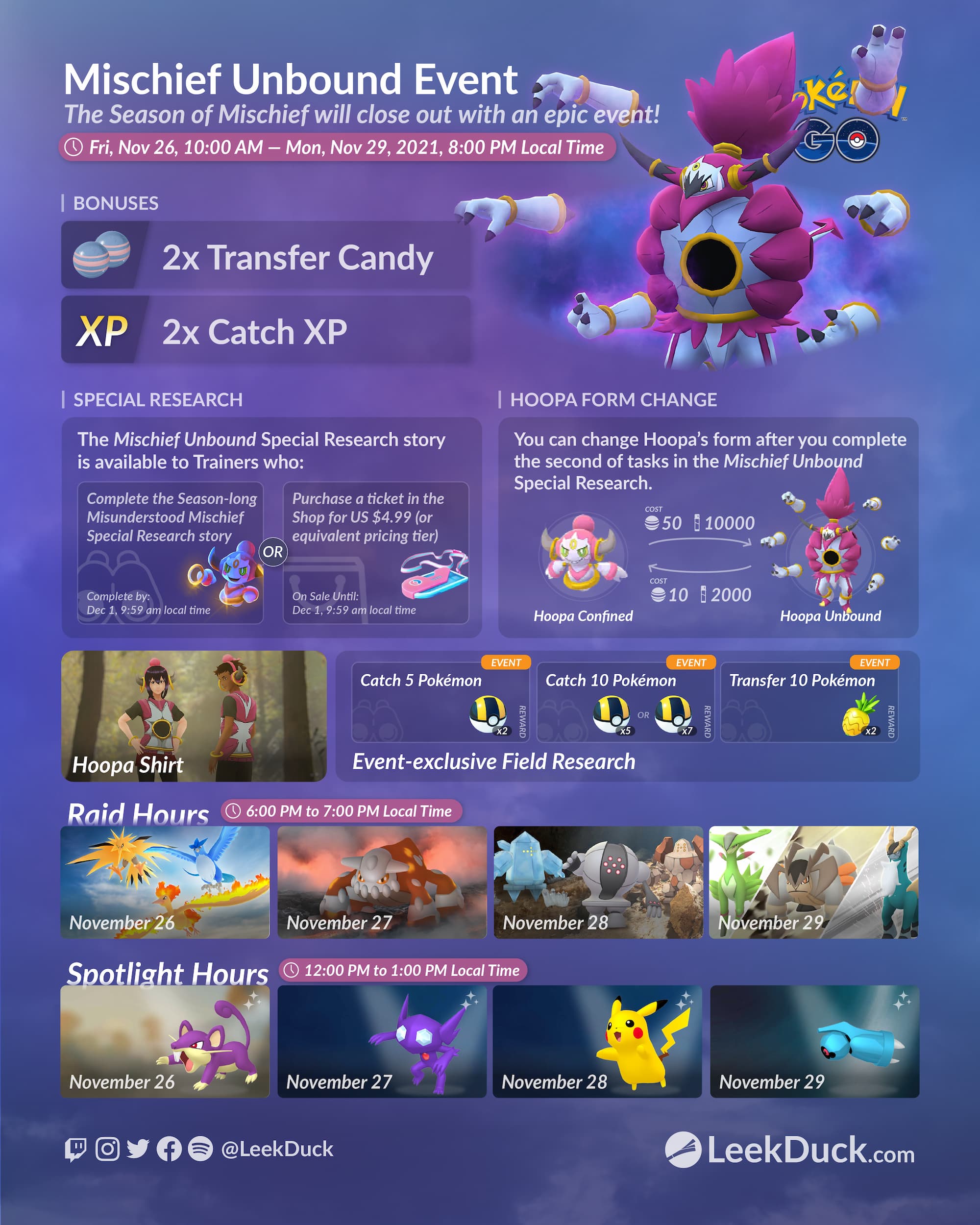 Mischief Unbound Event - Leek Duck | Pokémon GO News and Resources