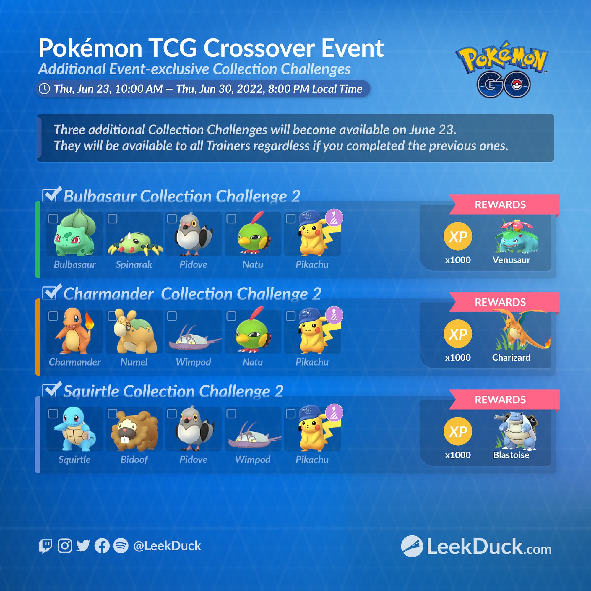 Pokémon TCG Crossover Event - Leek Duck | Pokémon GO News and Resources
