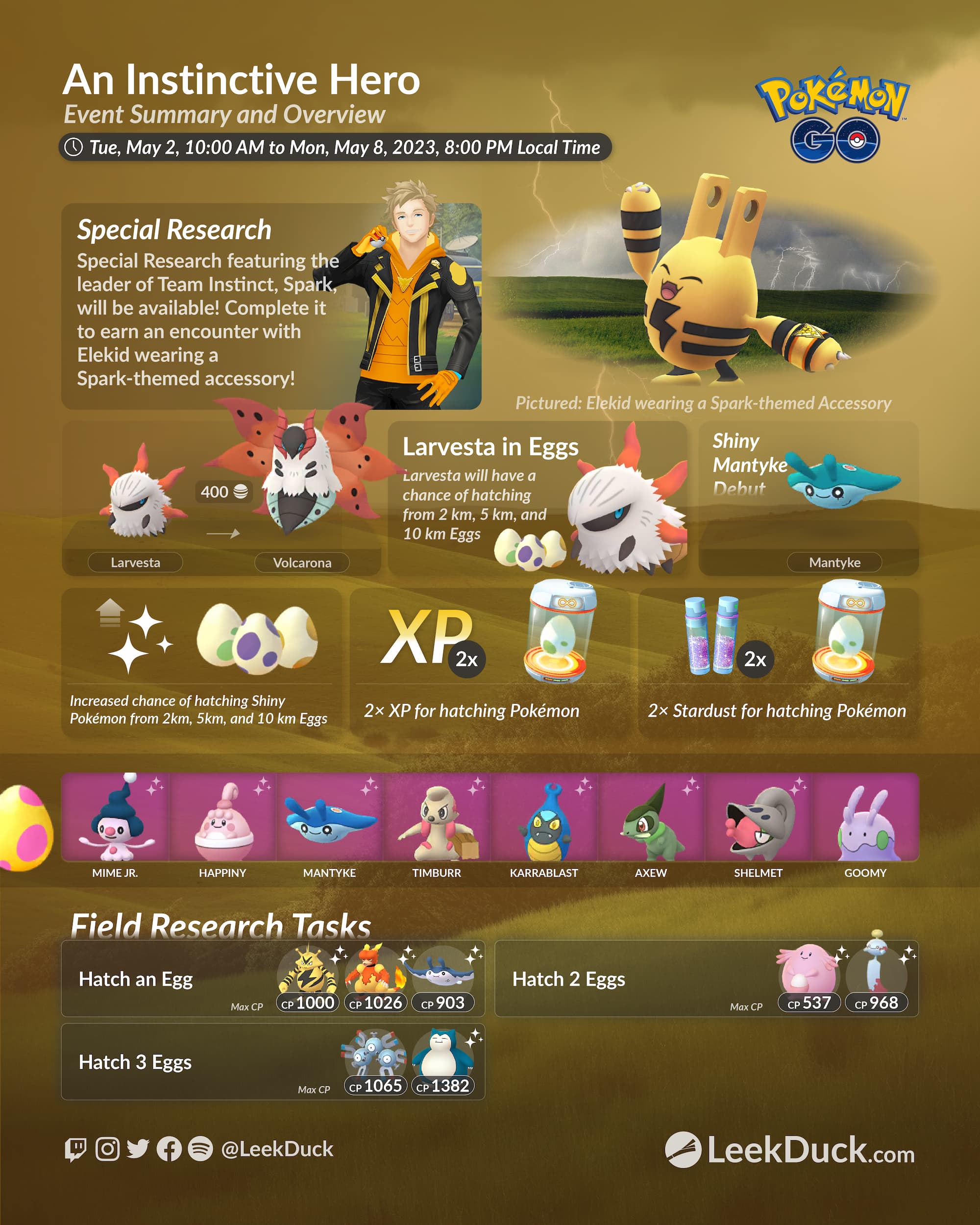 An Instinctive Hero - Leek Duck | Pokémon GO News and Resources