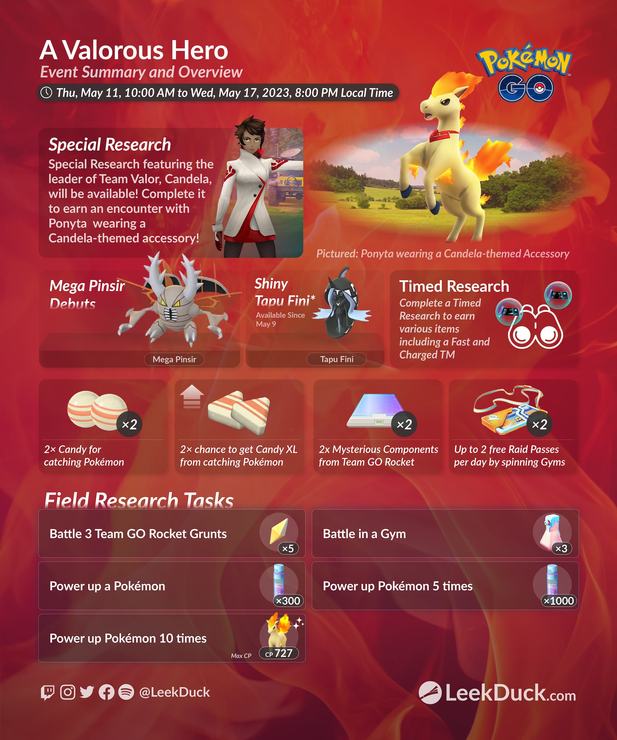 A Valorous Hero - Leek Duck | Pokémon GO News and Resources