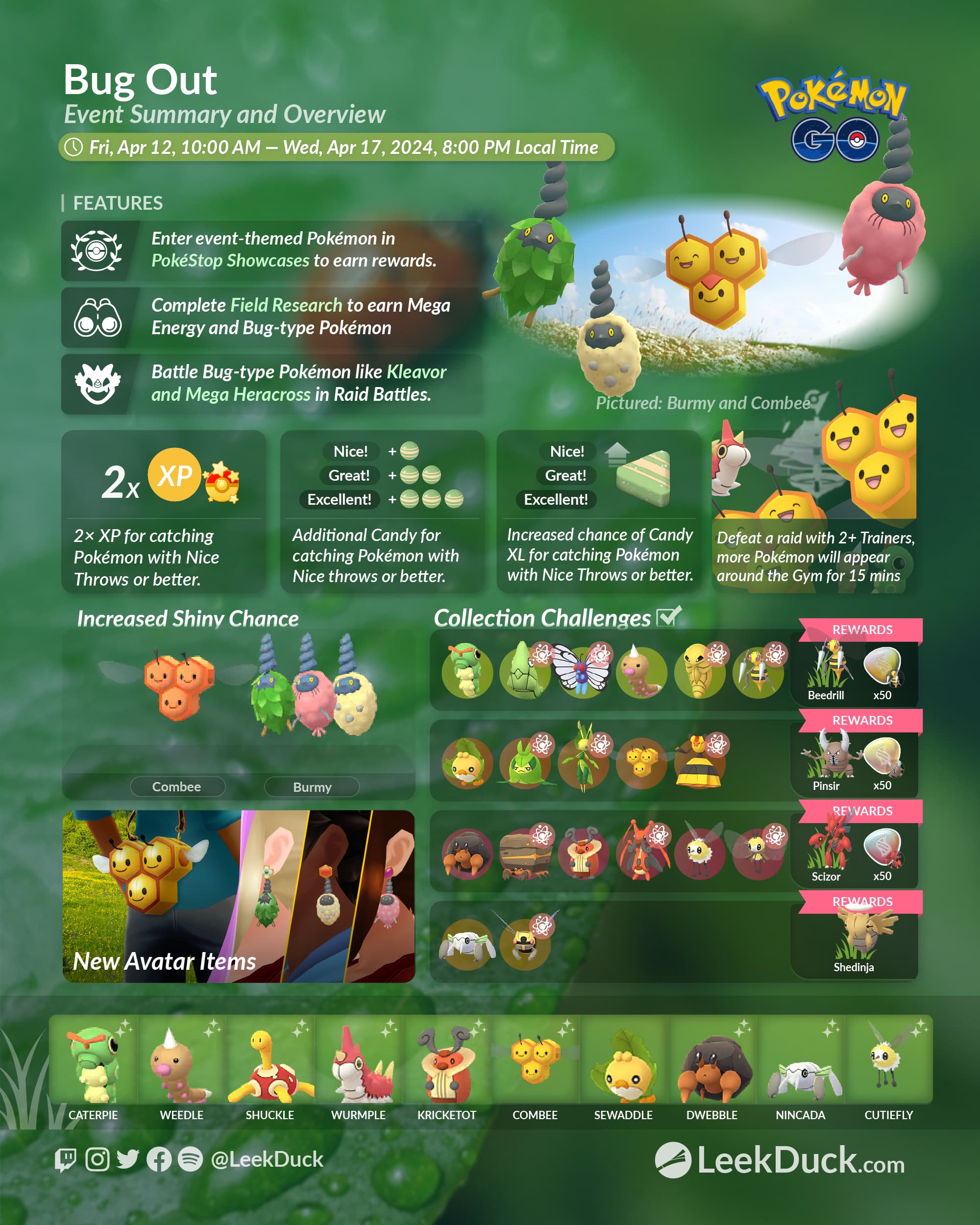 Bug Out 2024 - Leek Duck | Pokémon GO News and Resources