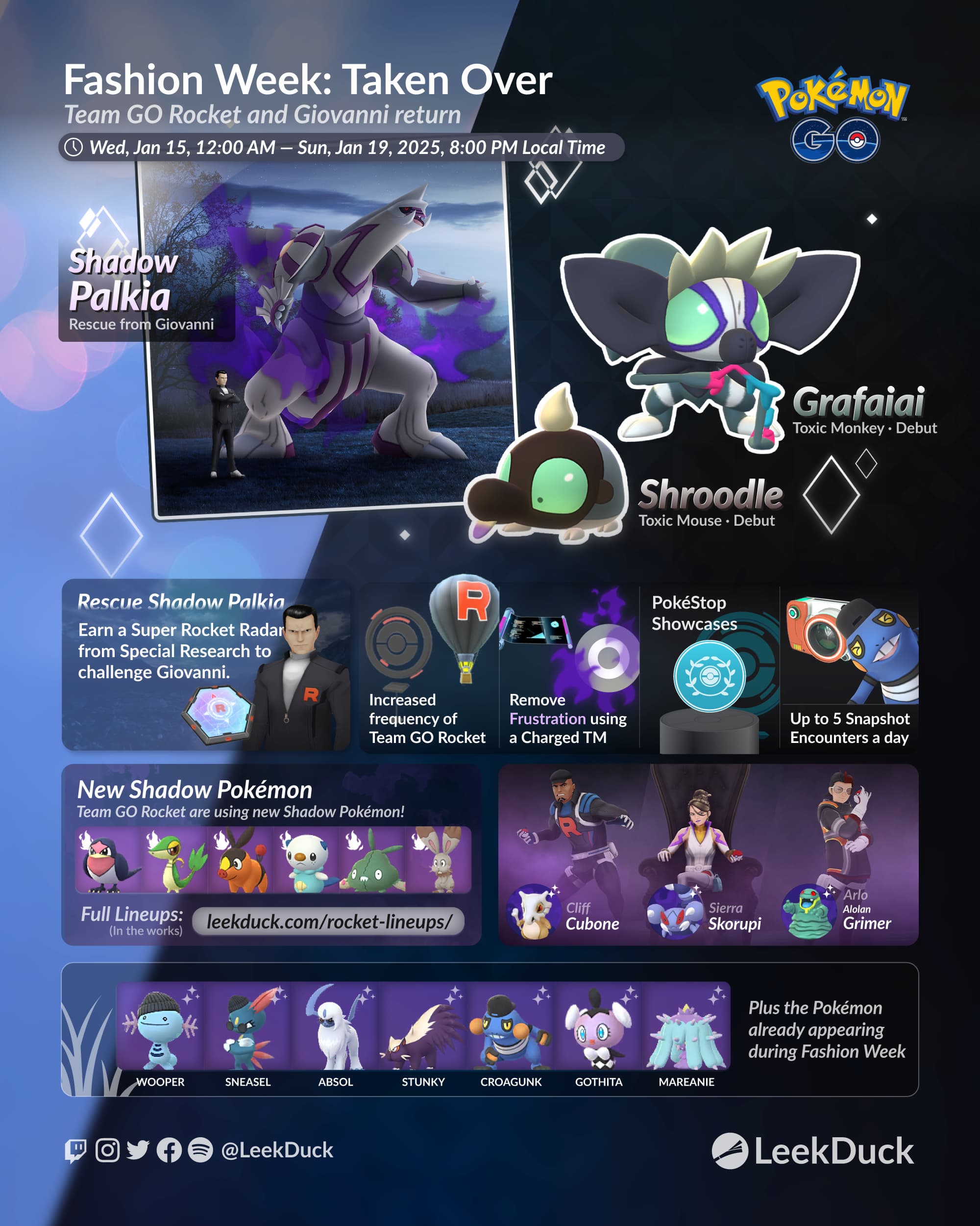 Fashion Week: Taken Over 2025 - Leek Duck | Pokémon GO News and Resources