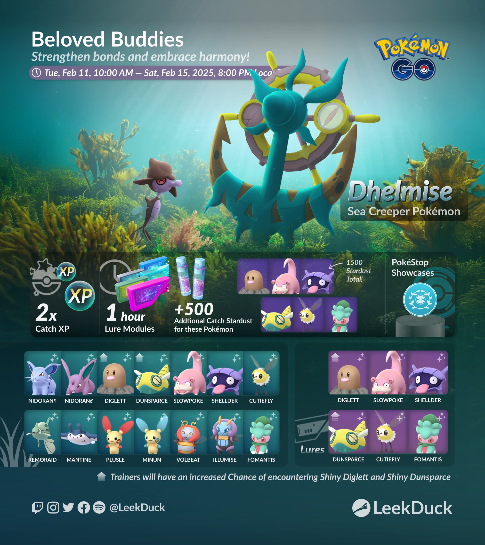 Beloved Buddies - Leek Duck | Pokémon GO News and Resources