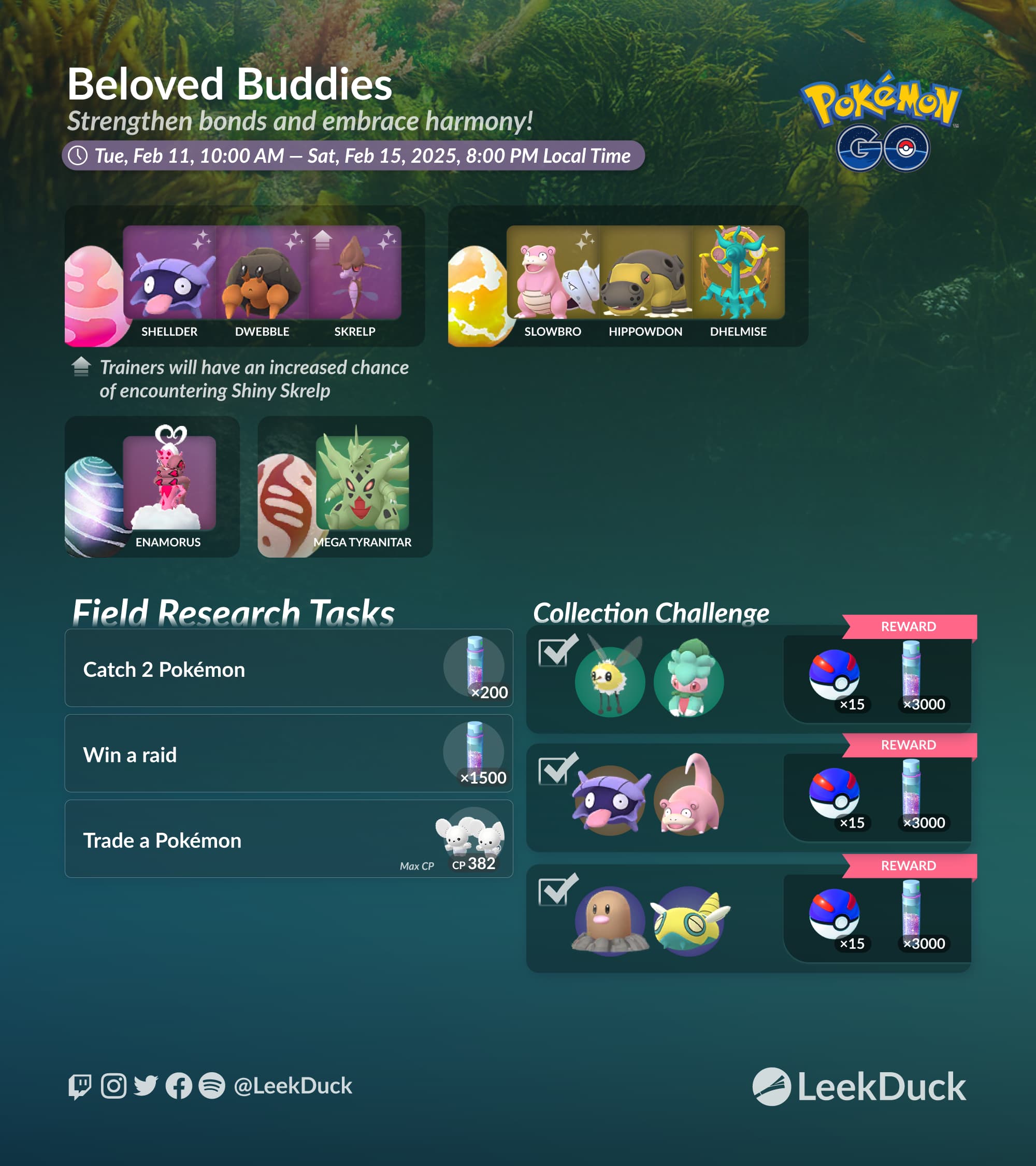 Beloved Buddies - Leek Duck | Pokémon GO News and Resources