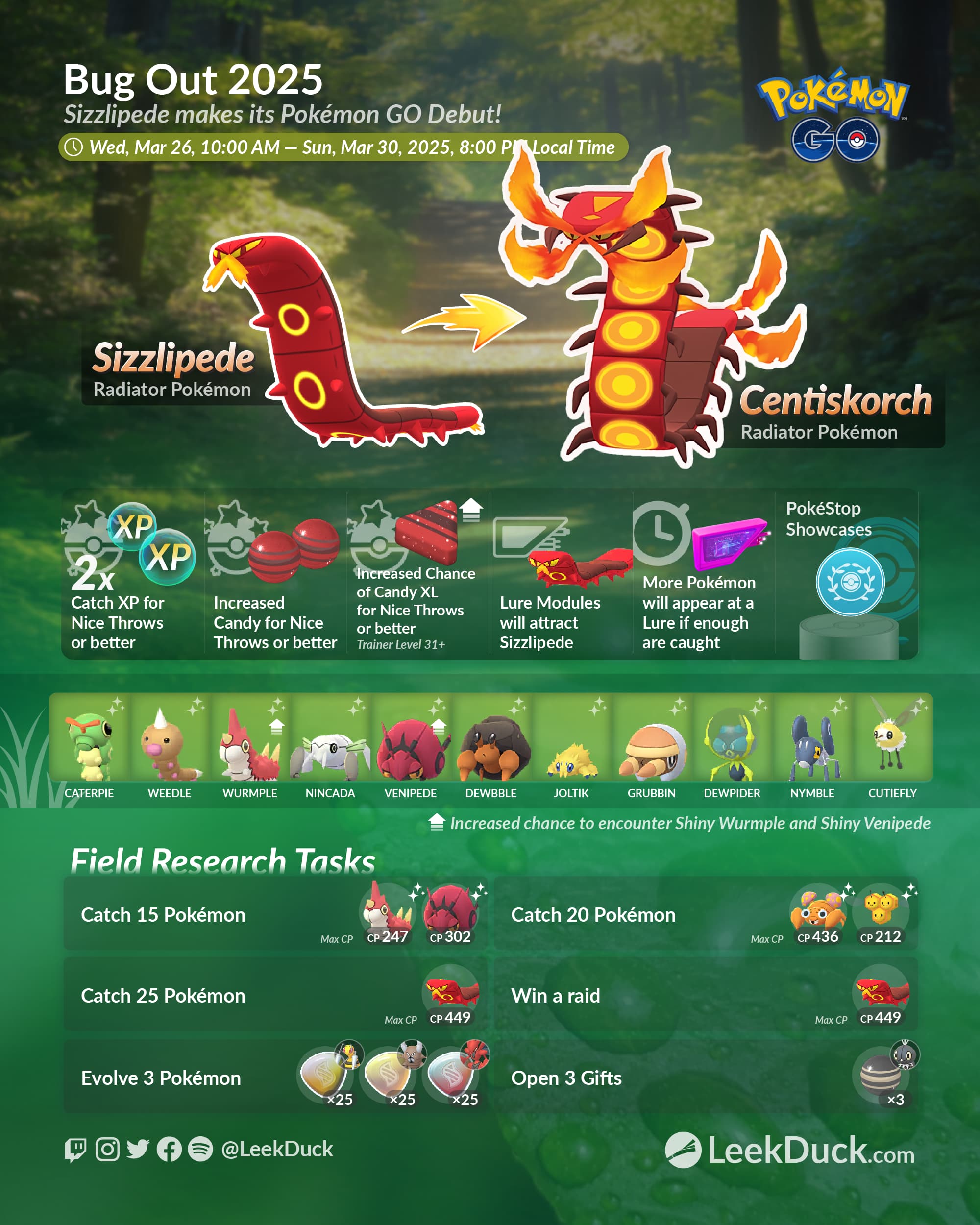 Bug Out 2025 - Leek Duck | Pokémon GO News and Resources