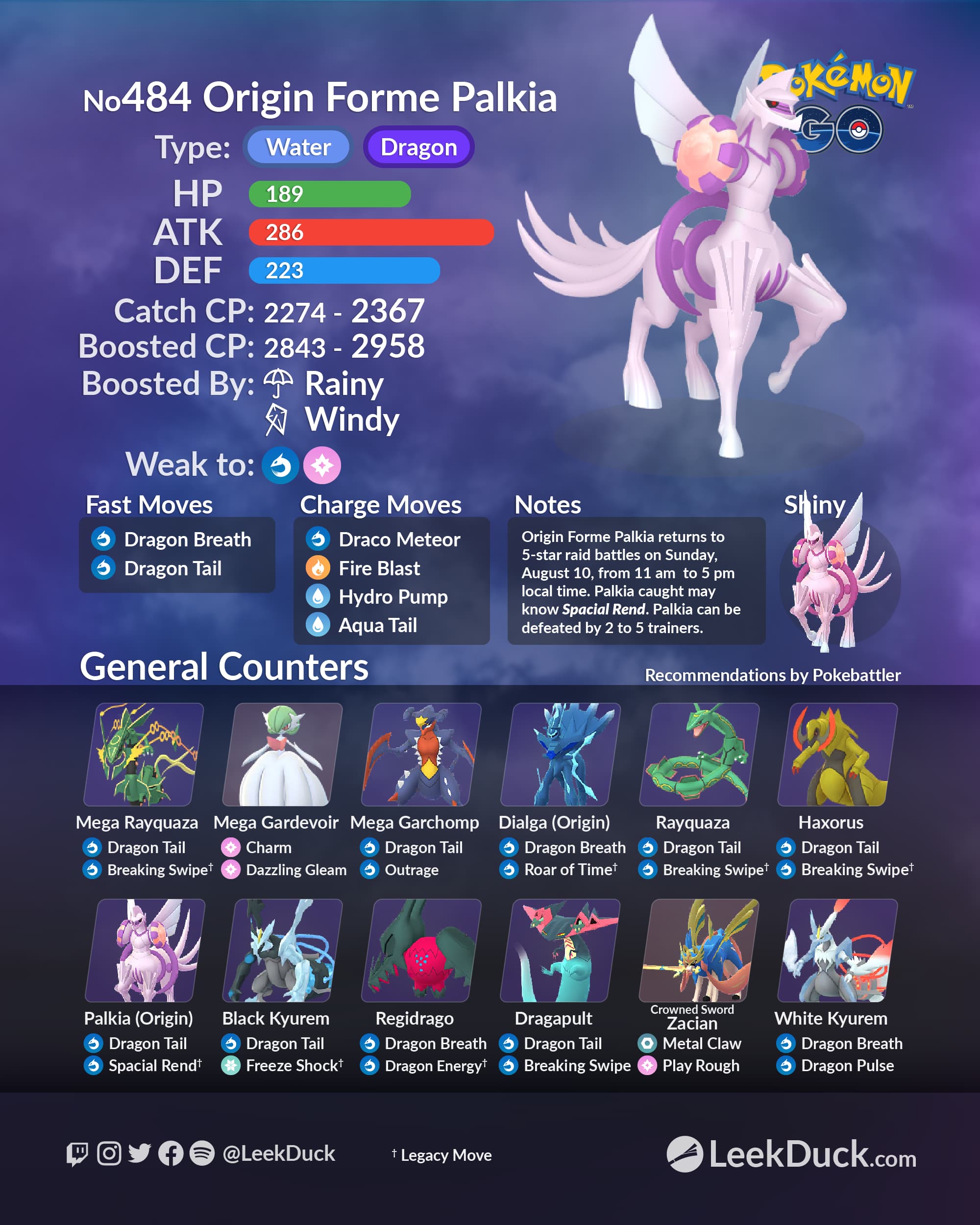 Ultra Unlock: Origin Raid Day - Leek Duck | Pokémon GO News and Resources