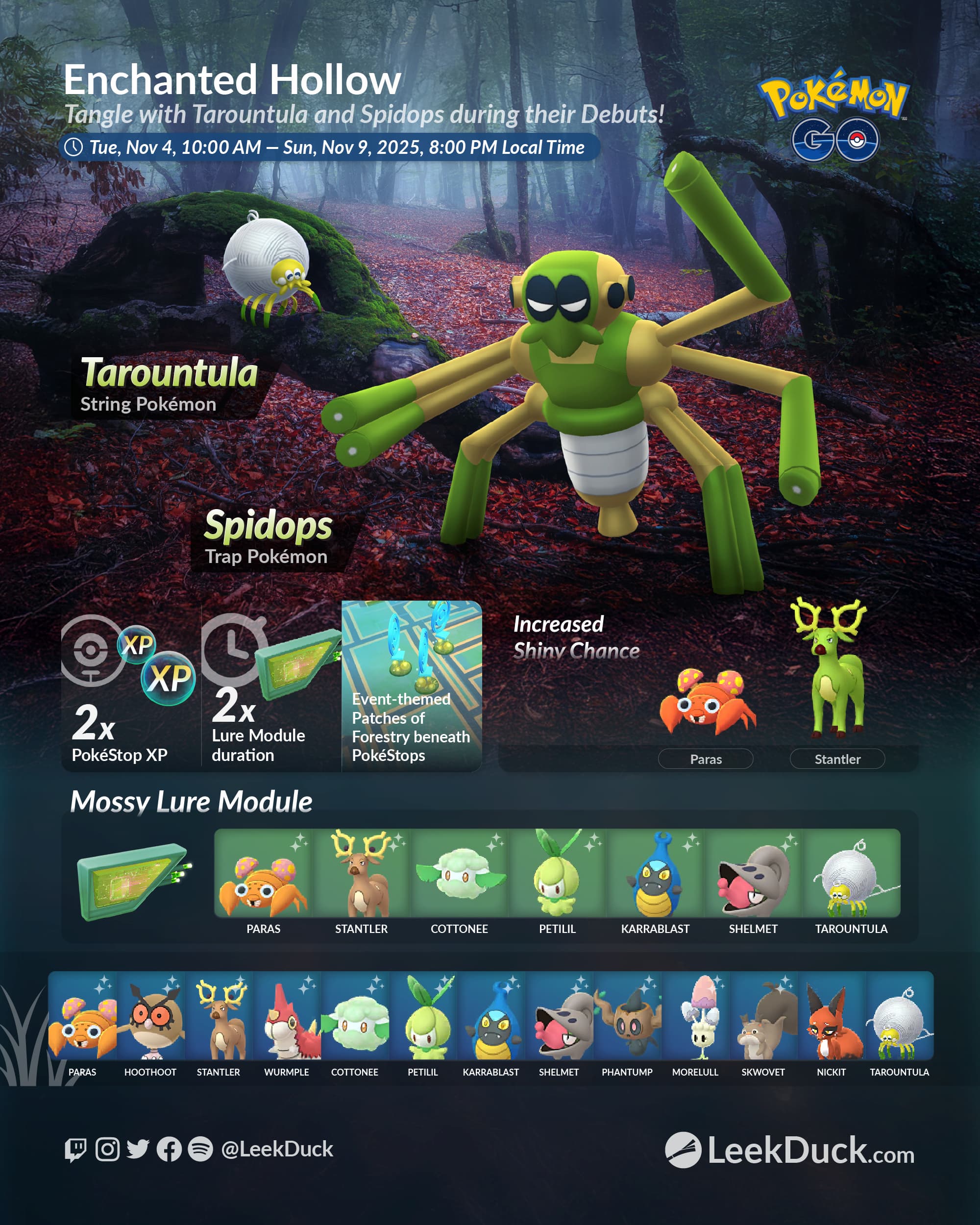 Enchanted Hollow - Leek Duck | Pokémon GO News and Resources