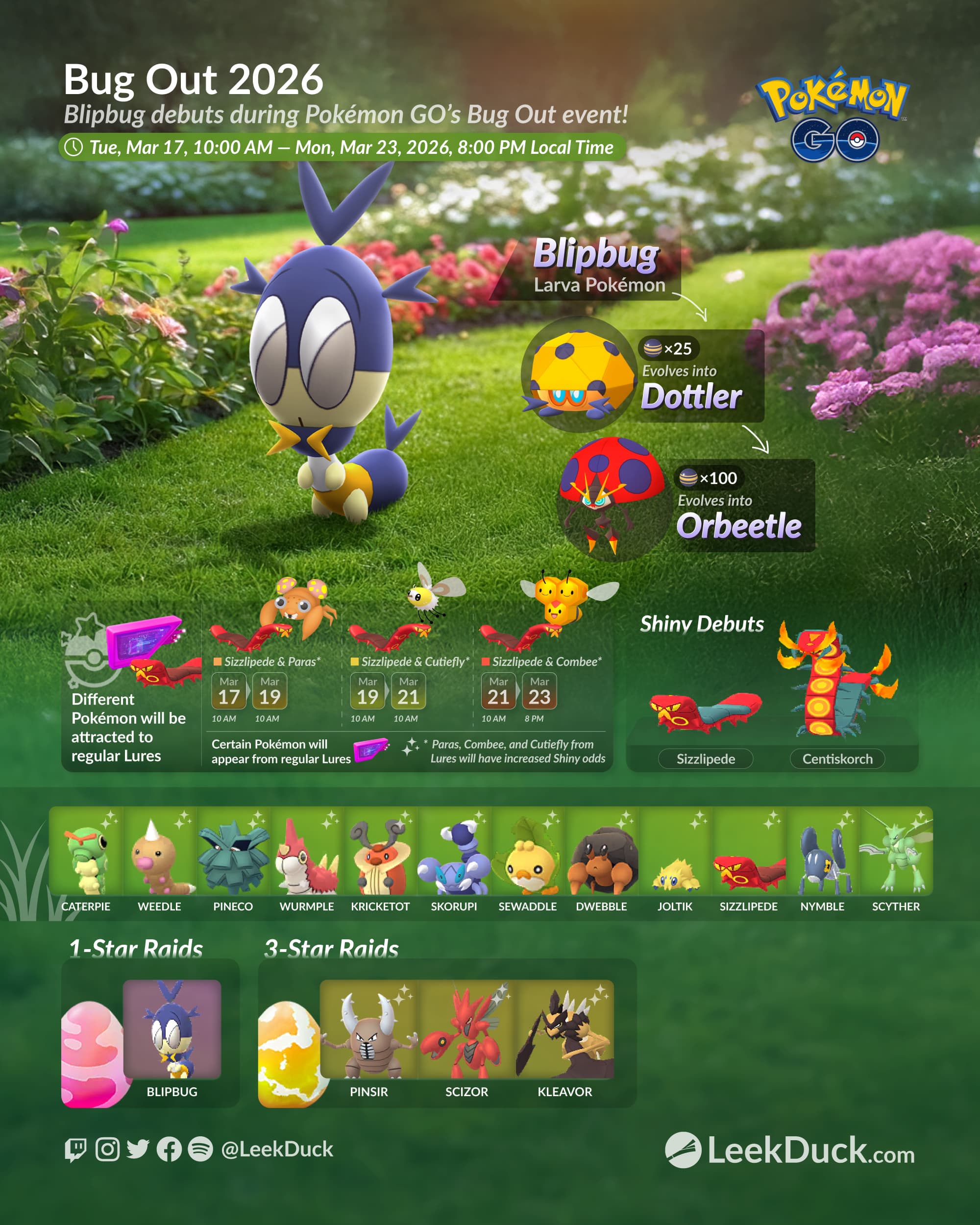 Bug Out 2026 - Leek Duck | Pokémon GO News and Resources