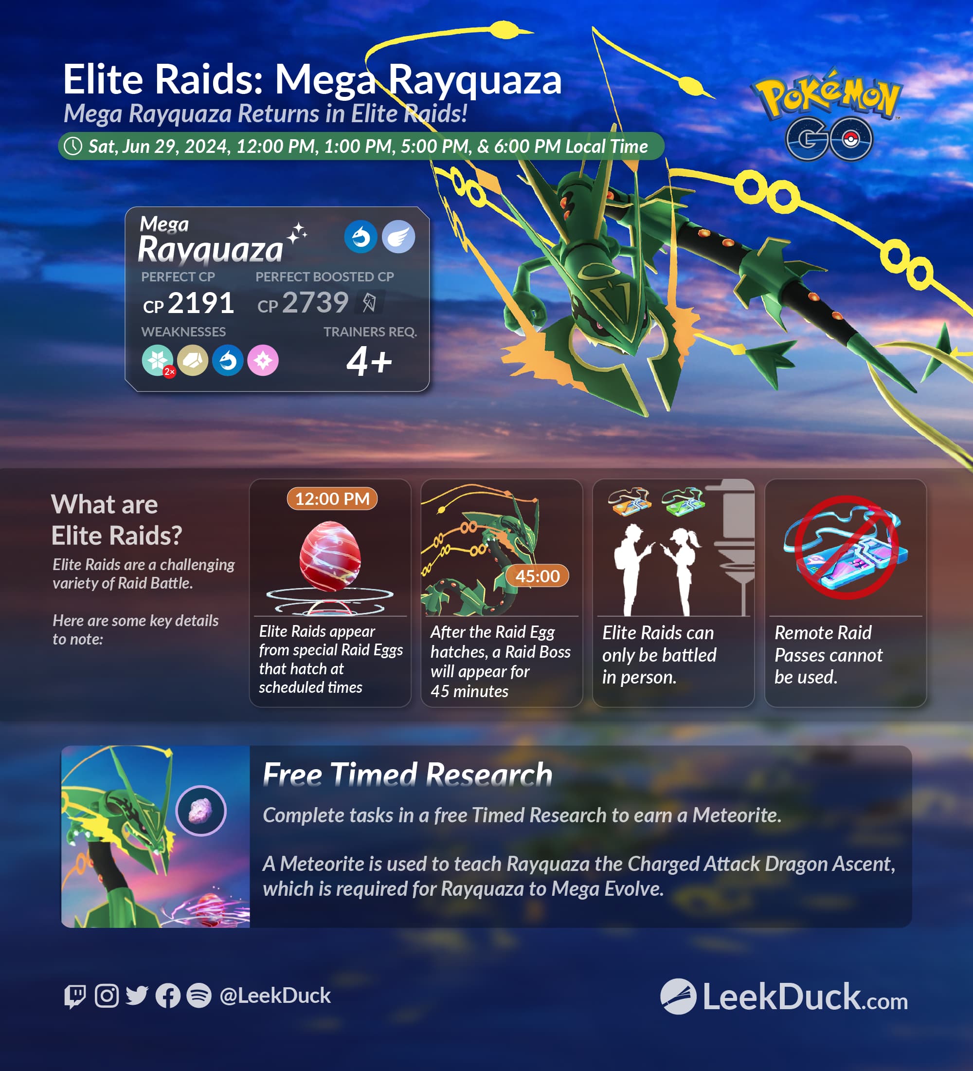 Mega Rayquaza in Elite Raids - Leek Duck | Pokémon GO News and Resources