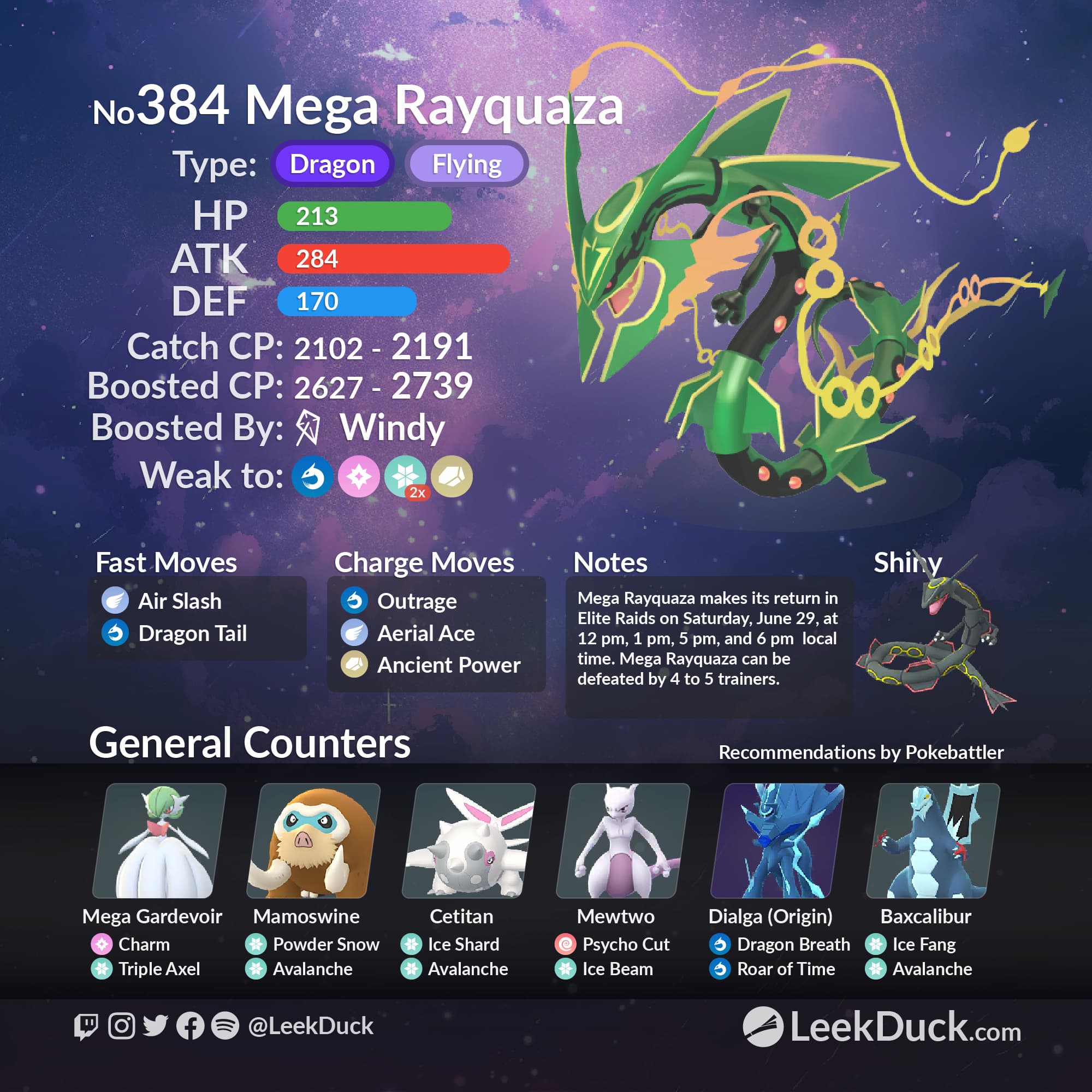 Mega Rayquaza in Elite Raids - Leek Duck | Pokémon GO News and Resources