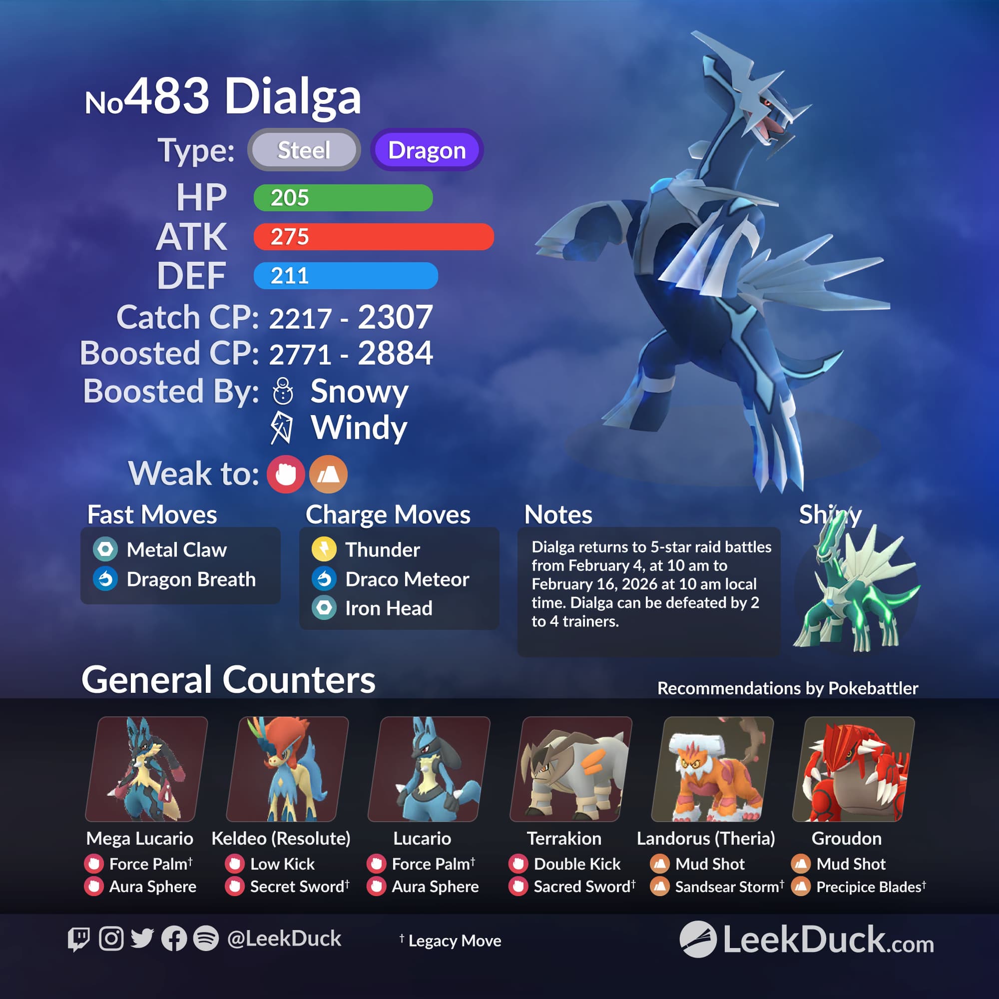 Dialga and Palkia in 5-star Raid Battles - Leek Duck | Pokémon GO News ...